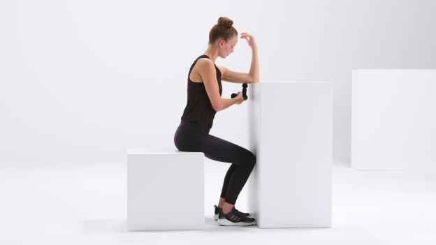 Massage gun exercises